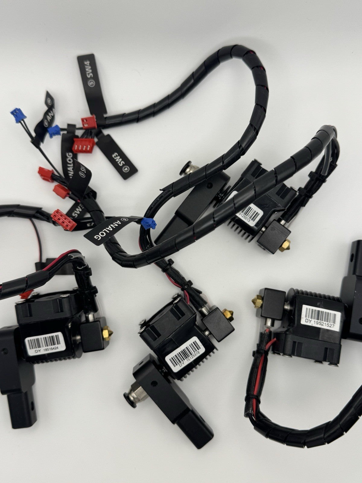 Lot Of 4 Modular Hot End With Fan Assemblies For 3D Printer