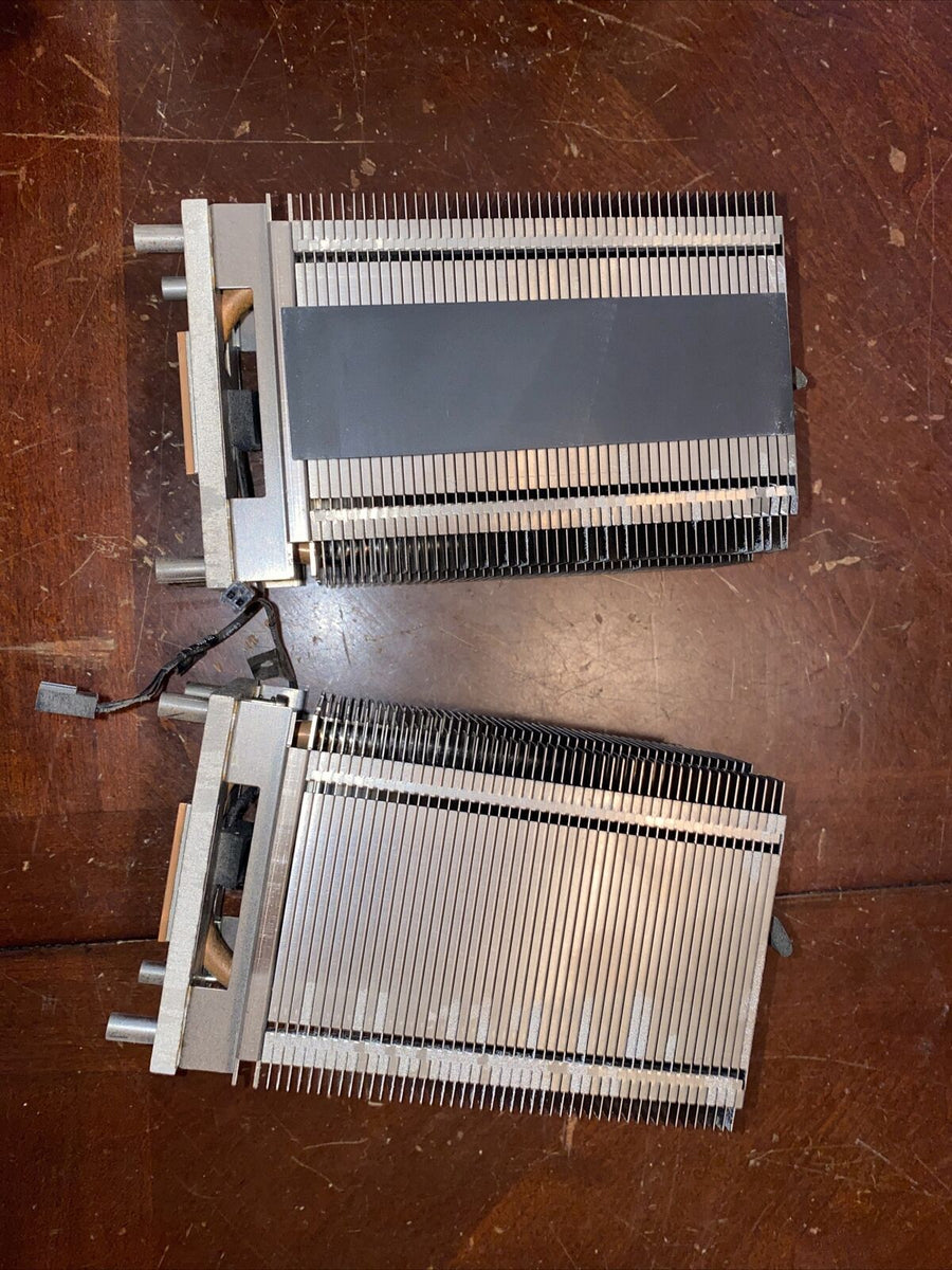 Apple OEM Mac Pro 1,1 2,1 3,1 A1186 CPU Processor Heat Sink Pair With